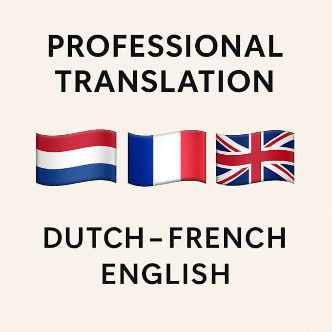 Translate dutch, french and english texts professionally by Medifitmode ...