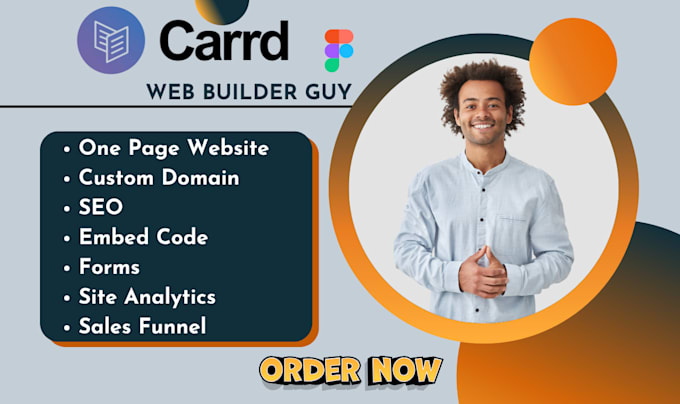 Craft carrd website hubspot website carrd portfolio landing page figma layout by Tobytobs5 | Fiverr
