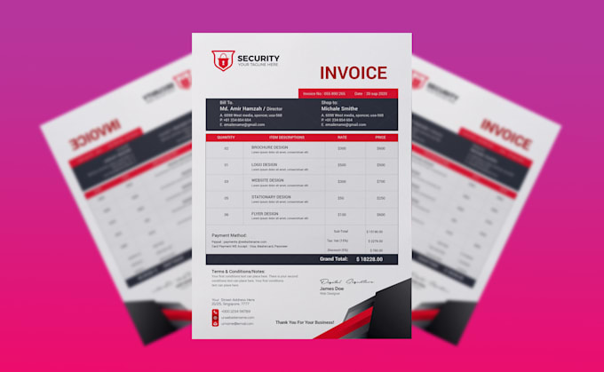 Do professional letterhead, price list, rate list, invoice by Sermonex ...