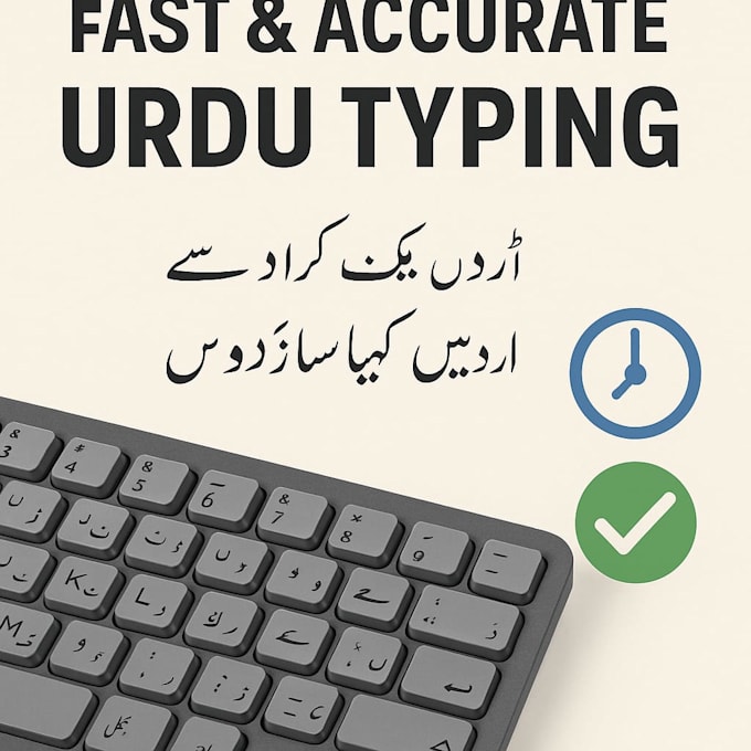 Professional urdu typing pdf to word conversion proofreading by Babercreatives | Fiverr