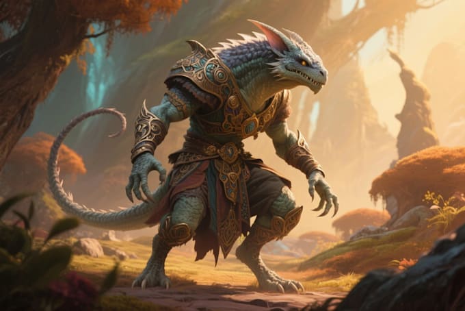 Create realistic character and creature concept art by Aokyne7 | Fiverr