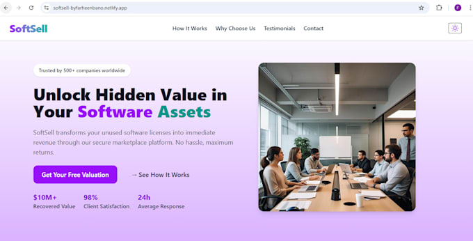 Make frontend website using react by Farheenbano461 | Fiverr