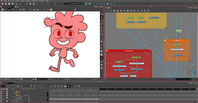 A 2d character rigging and animation for motion graphics by ...