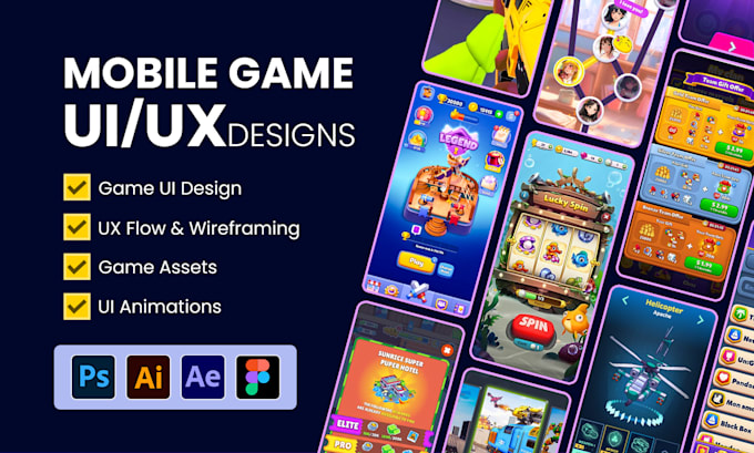 Do game ui ux, ui ux design for 3d game and 2d game by Shakir_gaming | Fiverr