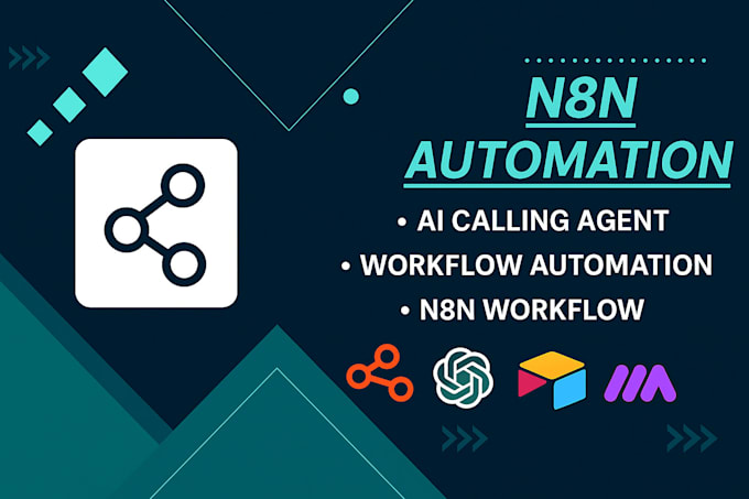 Build n8n automation, ai calling agent, workflow automation, n8n workflow by Doerize | Fiverr