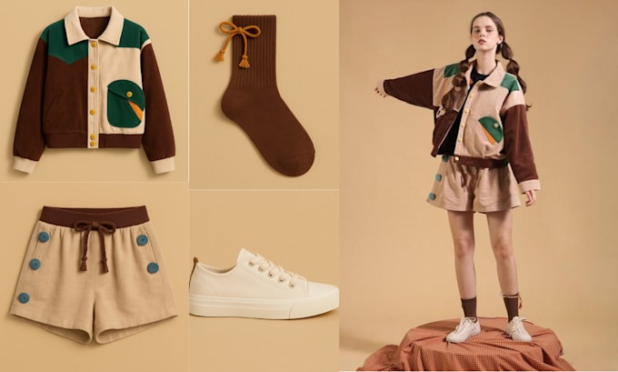 Create stunning ai clothing ai model ai fashion for your clothing brand by Gideonj_design | Fiverr