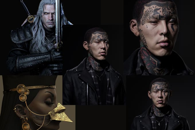 Aaa 3d realistic game character model 3d metahuman film character zbrus in unity by Aj_joshua01 ...