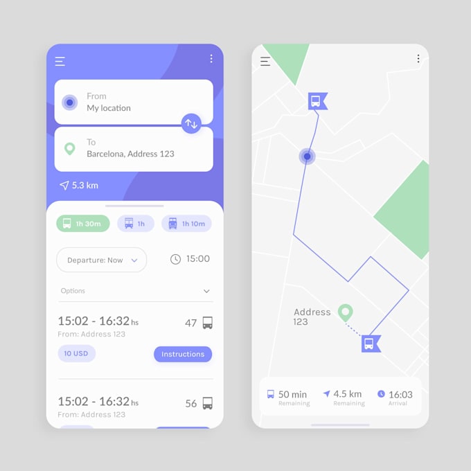 Build gps location app, ai tour app, travel management app ...