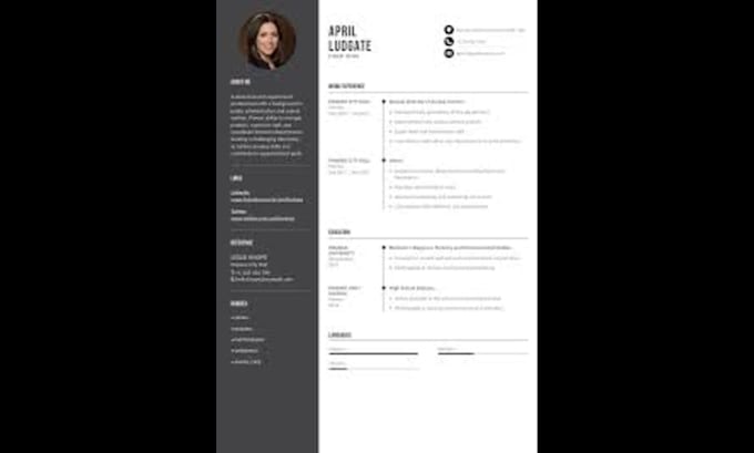 Create a professional cv and resume by Bisma_054 | Fiverr