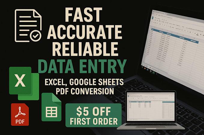 Do fast accurate data entry by Keshav_1114 | Fiverr