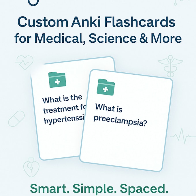 Make anki flashcards for you by Mihitha_ | Fiverr