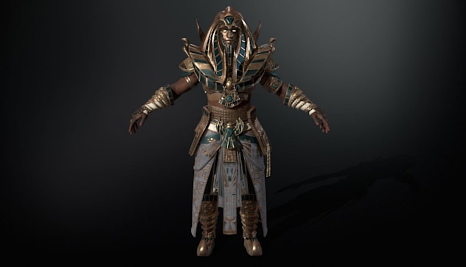 Ue5 character,modular 3d sci fi character,skyrim game,rig for game,ue5 ...