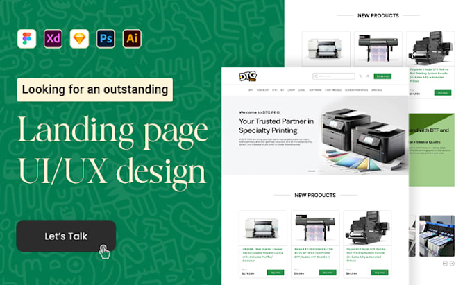 Design high converting landing pages ui ux in figma by Mr_basit_jaffar ...