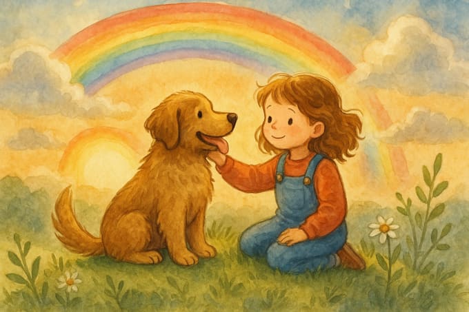 Design child book draw watercolor children storybook illustration line ...