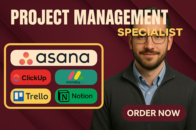 Setup automate your asana and trello workflow scrum click up project management by Lewis_m12 ...