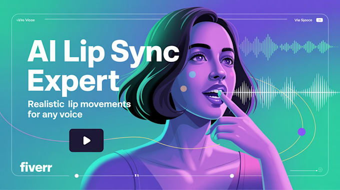Lips sync your videos with ai voice or speech by Mary_johnson_1 | Fiverr