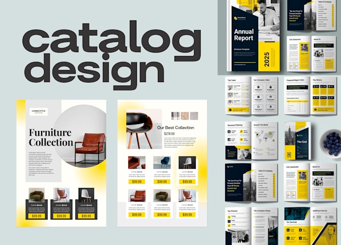 Design product catalog catalogue brochure sell sheet magazine layout ...