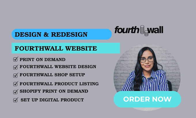 Setup fourthwall shop and merch integration for content creators, fourth wall by Web_janice1 ...