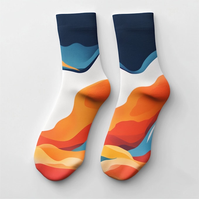 Make a unique socks design for your brand by Aspynpatrick | Fiverr