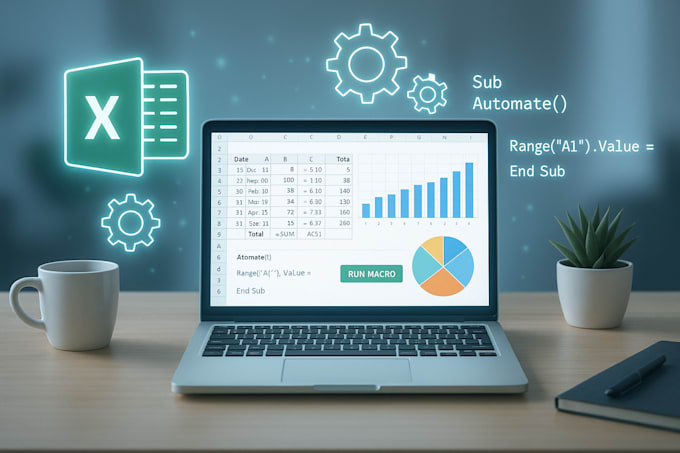 Excel formula, vba, macro, google sheet and custom spreadsheet template by Lukes_expert | Fiverr