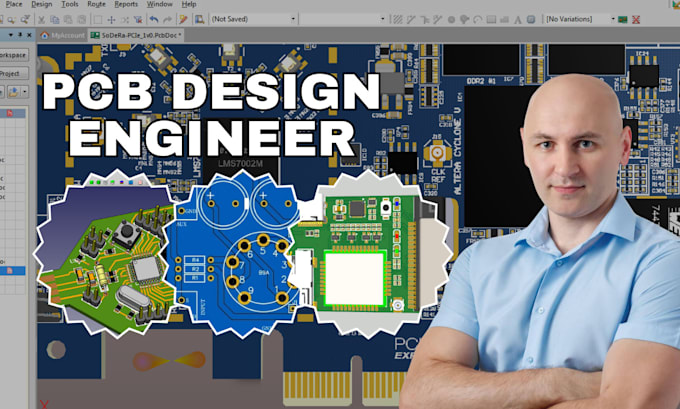 Make pcb design pcb layout circuit schematic in altium easyeda kicad ardiuno by Faith_proi | Fiverr