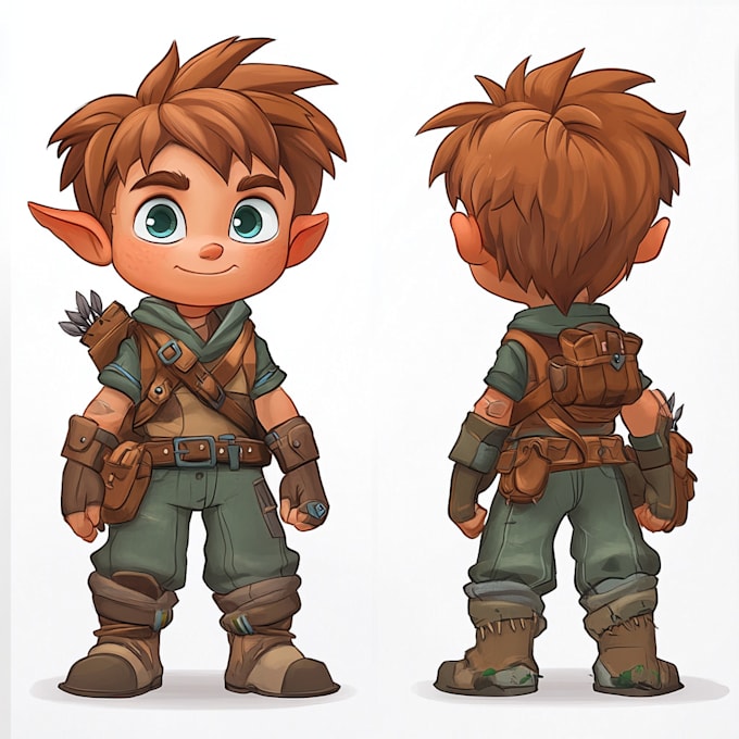 Create 2d game character sprite sheet for you by Dustin_pham2 | Fiverr