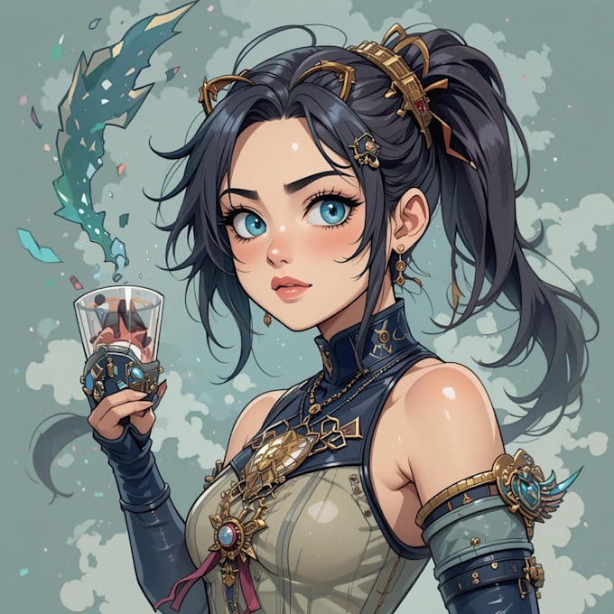 Design and illustrate your character by Oyoxau | Fiverr