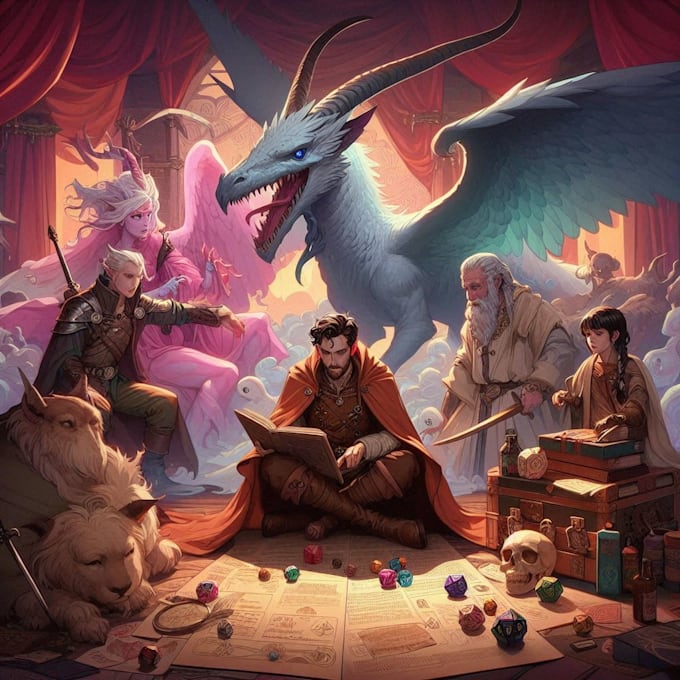 Illustrate your oc, vtm, fantasy, dnd character art by Guinauro0 | Fiverr