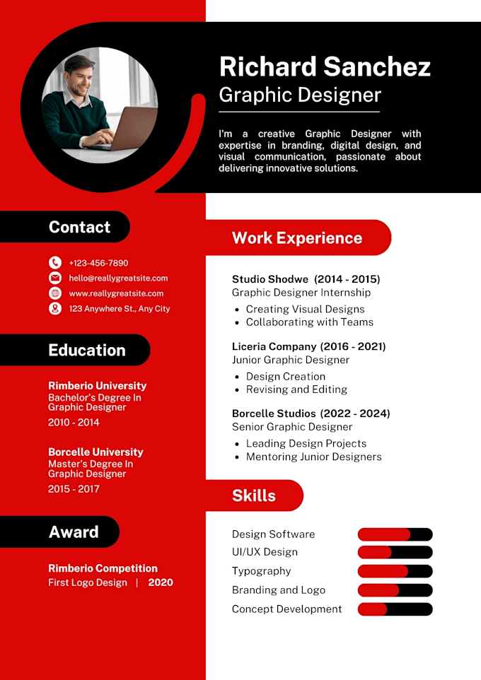 Give your resume a visual makeover with a sleek layout by Mowarinuel ...