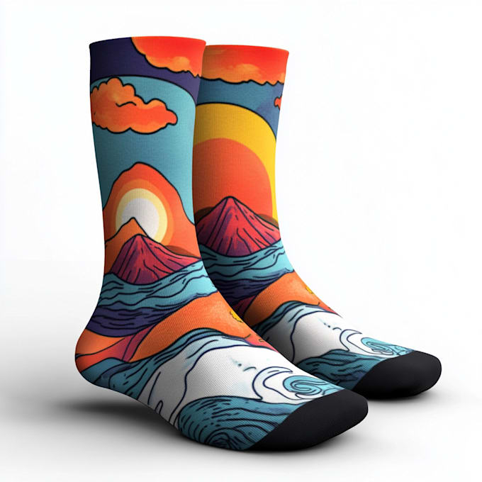 Make a unique socks design for your brand by Makaihmidt | Fiverr