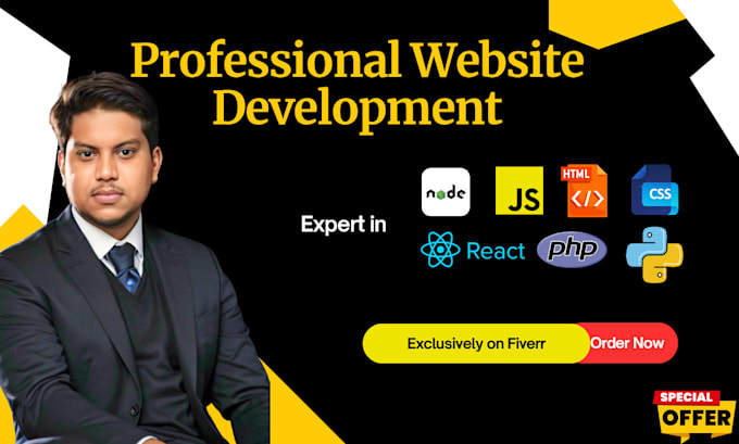 Do html, css, javascript website development by Zipnom_ | Fiverr