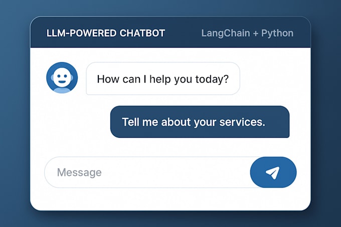 Build nlp applications and chatbots using llms and langchain by Obaidajmal | Fiverr
