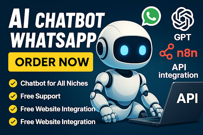 Custom n8n chatbot whatsapp api integration ai chatbot whatsapp n8n automation by Bernardl_tech ...