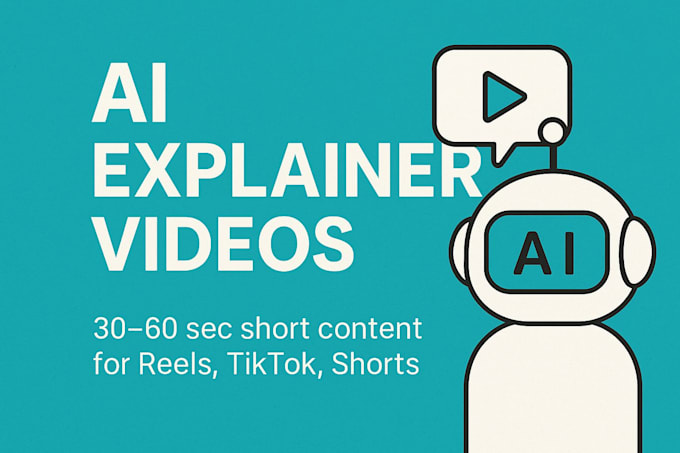 Create short ai generated explainer videos by Bayrakcekenmert | Fiverr