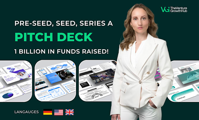 Create your preseed, seed or series a pitch deck by Bekr23 | Fiverr