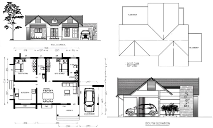 2d 3d floor plan, site plan, elevation, masterplan in chief architect autocad by Prophetje | Fiverr