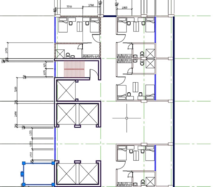 2d floor plan design uding autocad by Shahriarwasif | Fiverr