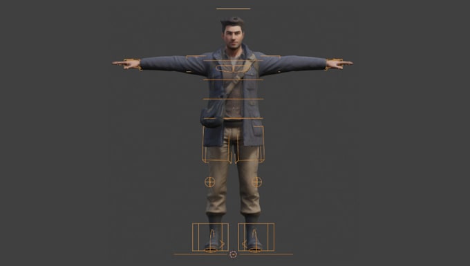 Be 3d rigger, blend metahuman character,mixamo rig,meta rig,auto rig ...