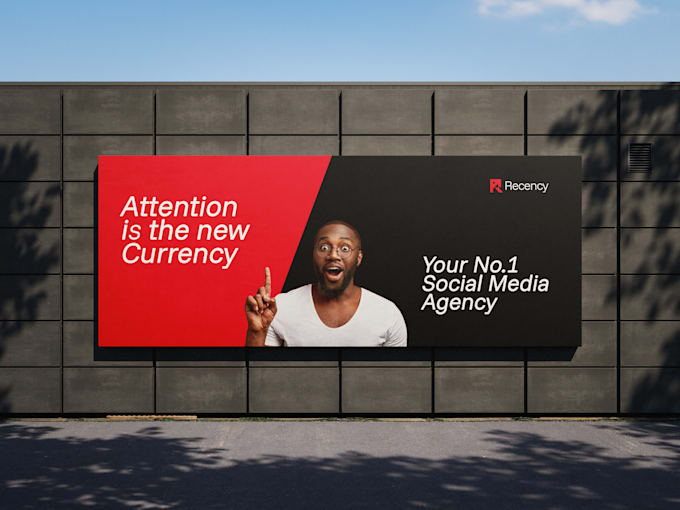 Design modern signage, sign board, billboard banner graphics by ...