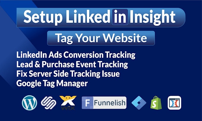 Install linkedin ads insight tag with google tag manager by Kamrul535 | Fiverr