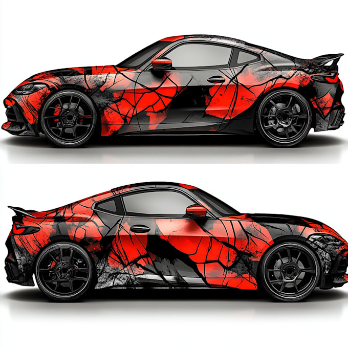 Draw creative custom car wrap, van wrap, trailer wrap by Loreleiedina ...