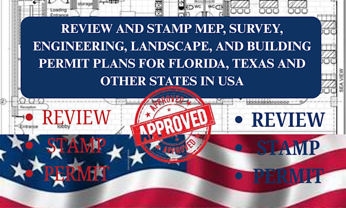Review and stamp mep survey engineering florida landscape building ...