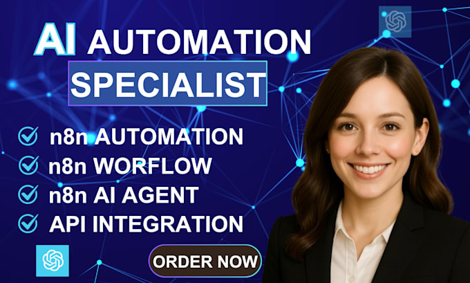 Build and setup n8n workflow n8n ai agent n8n automation and n8n api ...