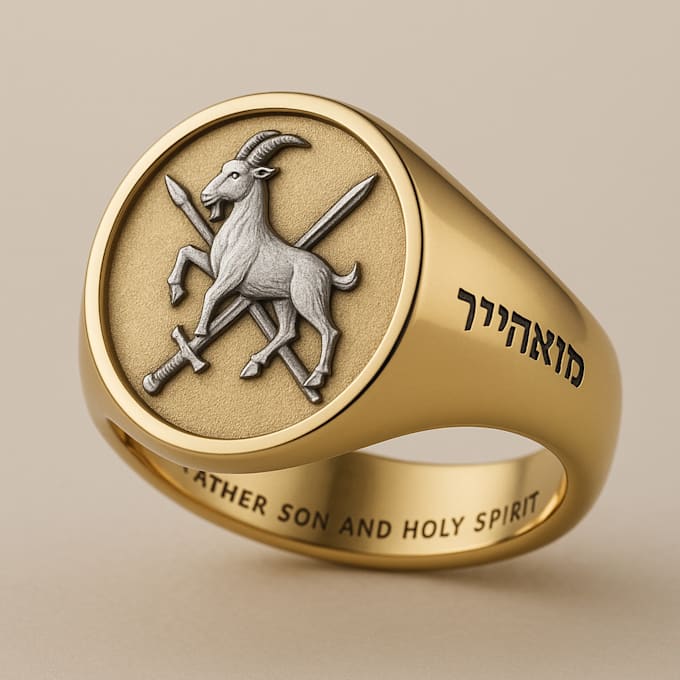 Design a custom signet ring graphic by Musa_mujahid | Fiverr