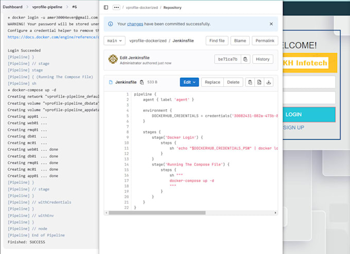 Mettre en place des pipelines ci/cd avec jenkins ou gitlab