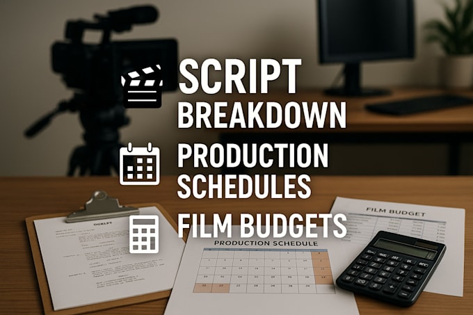 Create a script breakdown, budget, or schedule for your film by Kolby ...