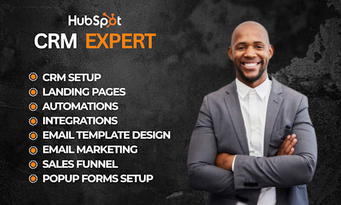 Set up hubspot crm, landing page, automation workflows, and sales funnel by Henrywalkerpro | Fiverr