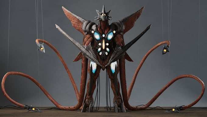3d character modelling 3d creature modeling realistic 3d monster model ...