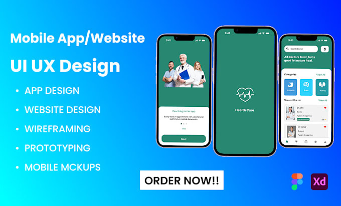 Design user friendly ui ux for mobile and web apps by Sameerbaig01 | Fiverr