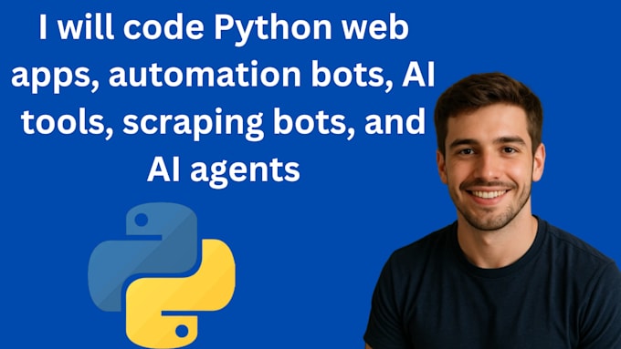 Code web app, automation bots, ai tools, web scraping bots, ai chatbot ...